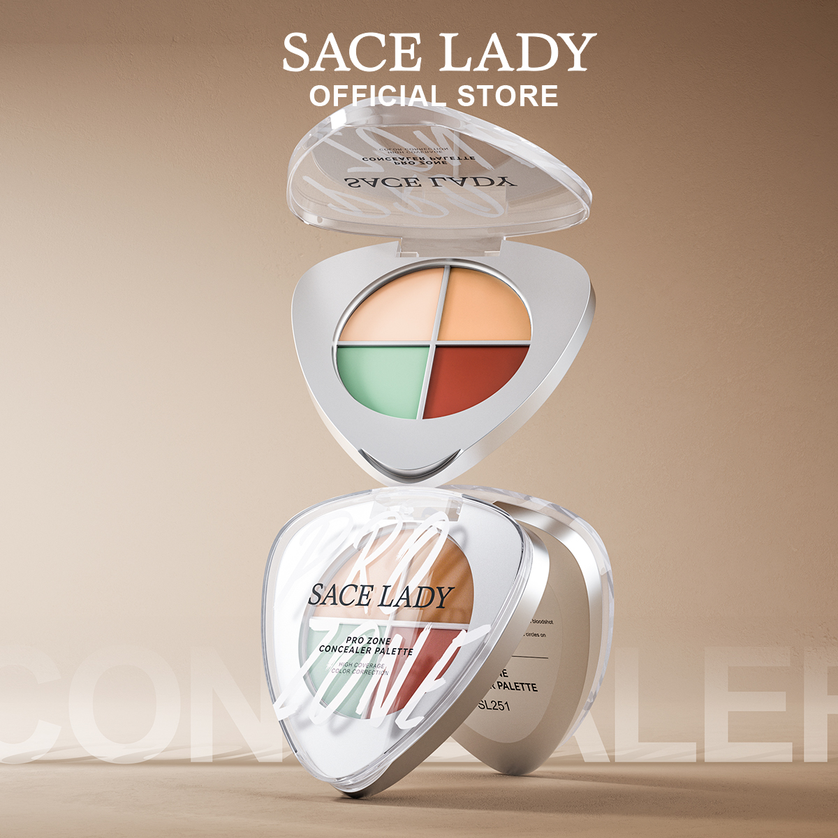SACE LADY Color Corrector Concealer Palette Full Coverage Finish ...