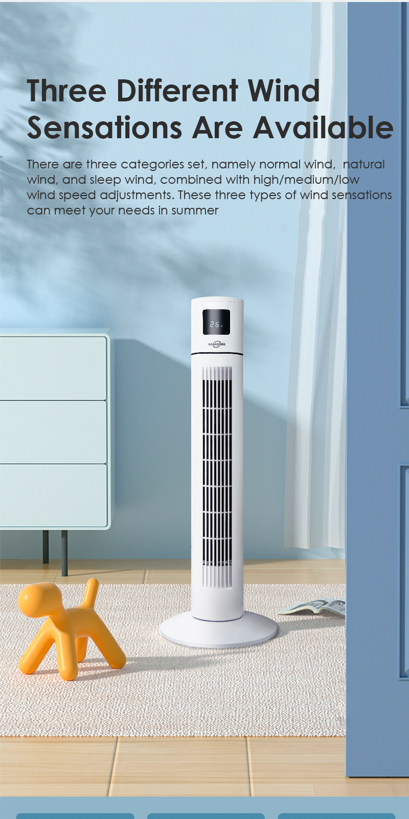KANAZAWA Buy 1 Take 1 Electric Tower Fan With Remote Control And ...