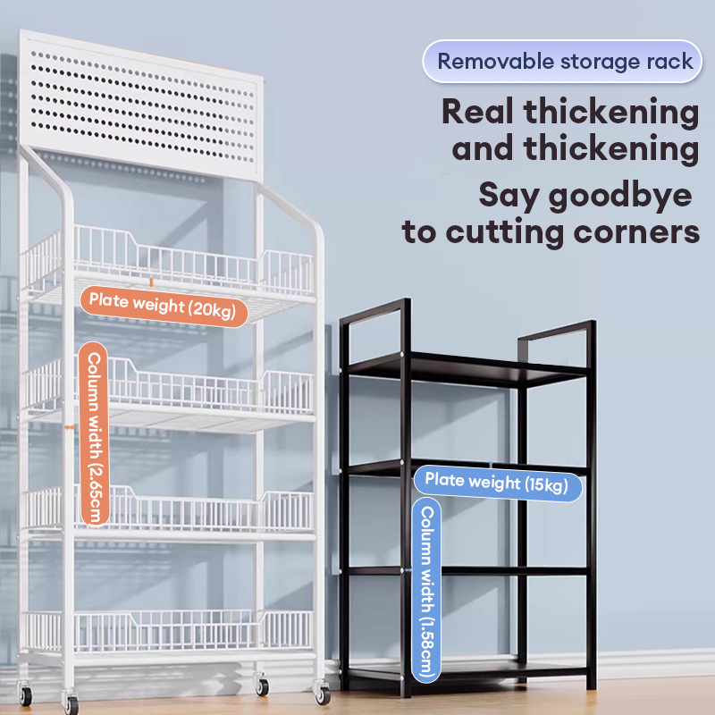 Metal Rack Organizer Layer Supermarket Shelves Snack Shelf Steel Rack ...