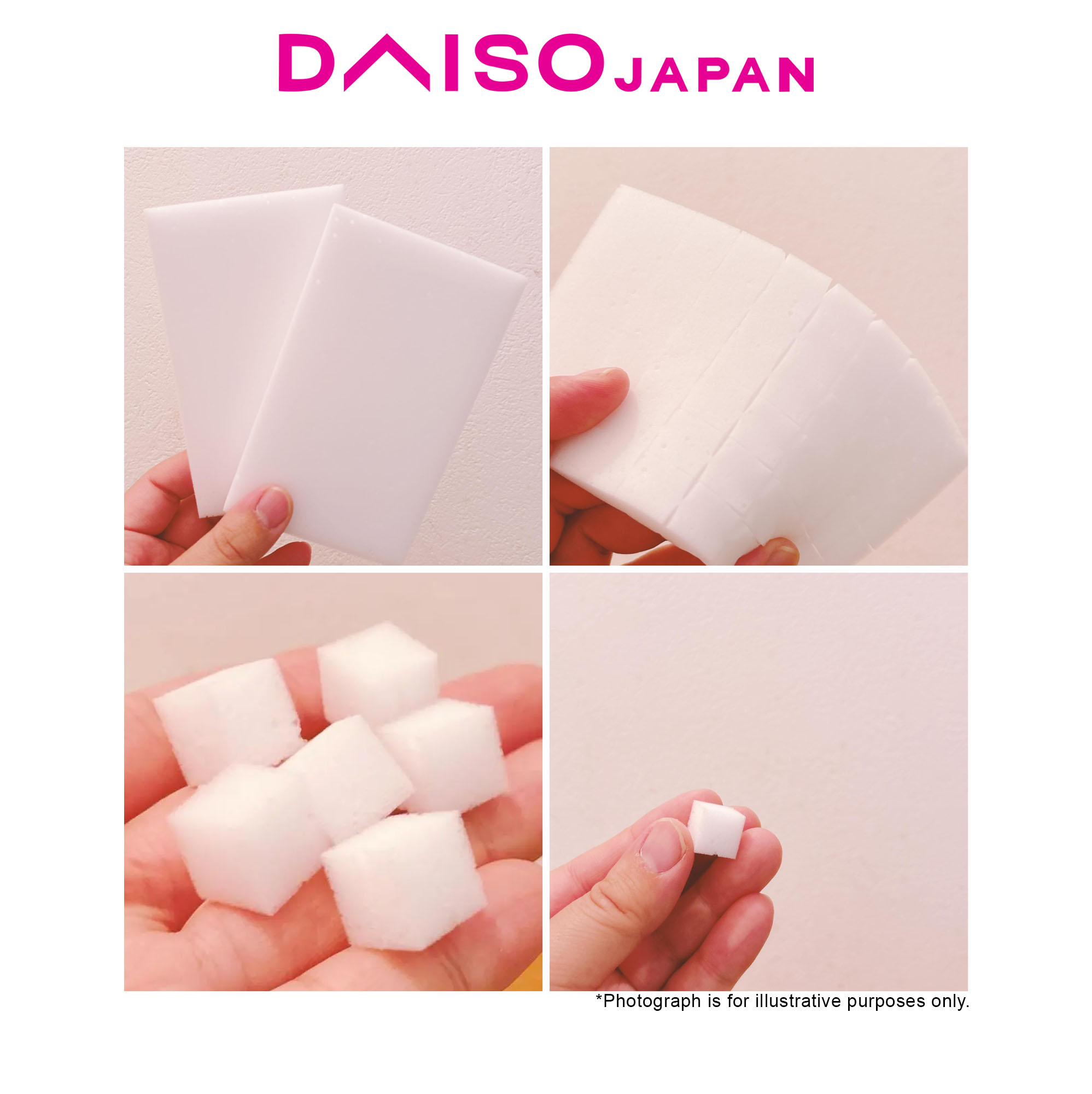Daiso Melamine Sponge Personal Bottle Cleaner | Shopee Philippines