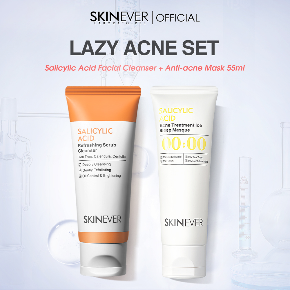 SKINEVER Salicylic Acid Acne Treatment Ice Sleep Masque | Shopee ...