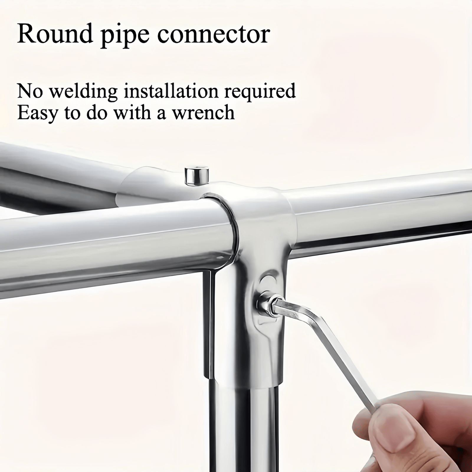 Steel Pipe Connectors,25mm Round, T-Shape,Multi-Way, Metal Tee Fittings ...