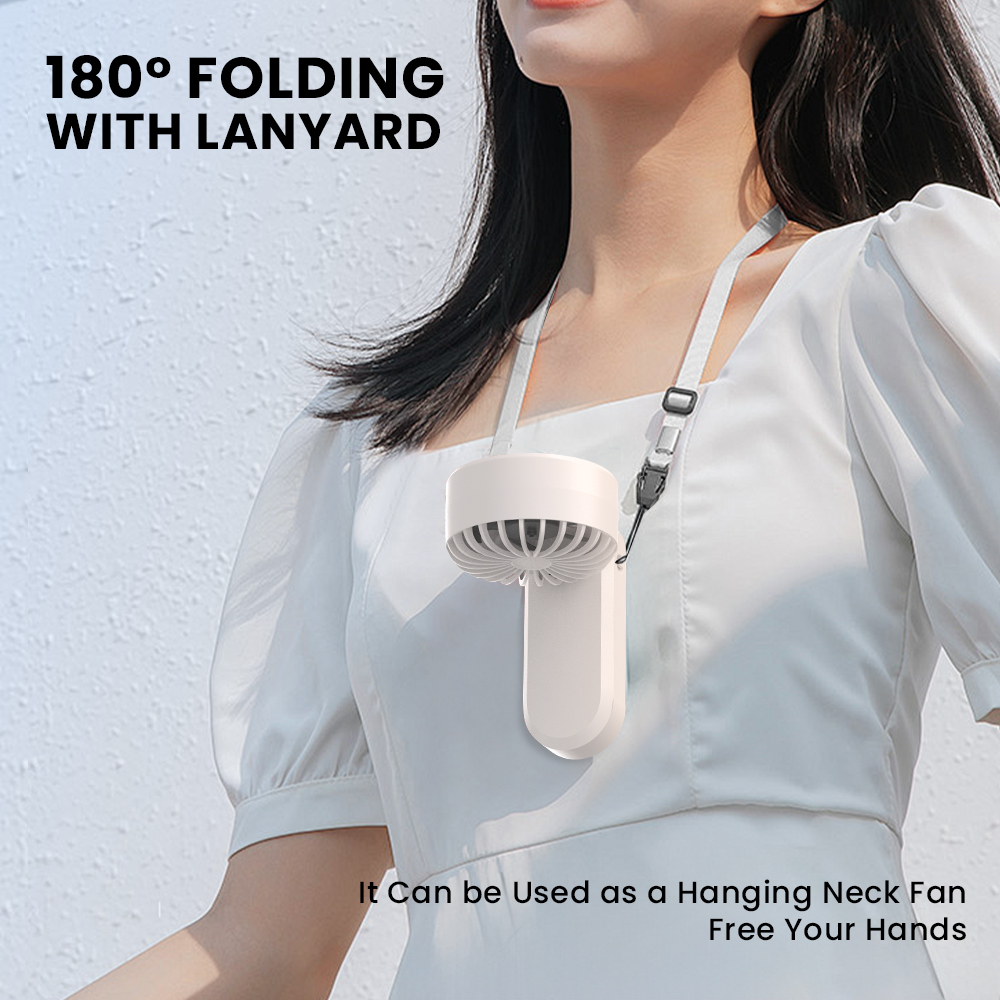 Orashare HF10 Foldable High-speed Handheld Fan 4000mAh Rechargeable Fan ...