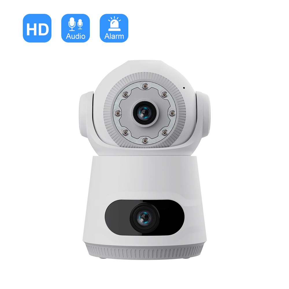 V380 Dual Lens CCTV Security Camera WiFi Connect Wireless Home ...