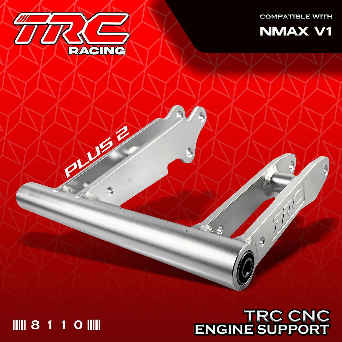 TRC RACING NMAX V1 CNC ENGINE SUPPORT PLUS 2 8110 | Shopee Philippines