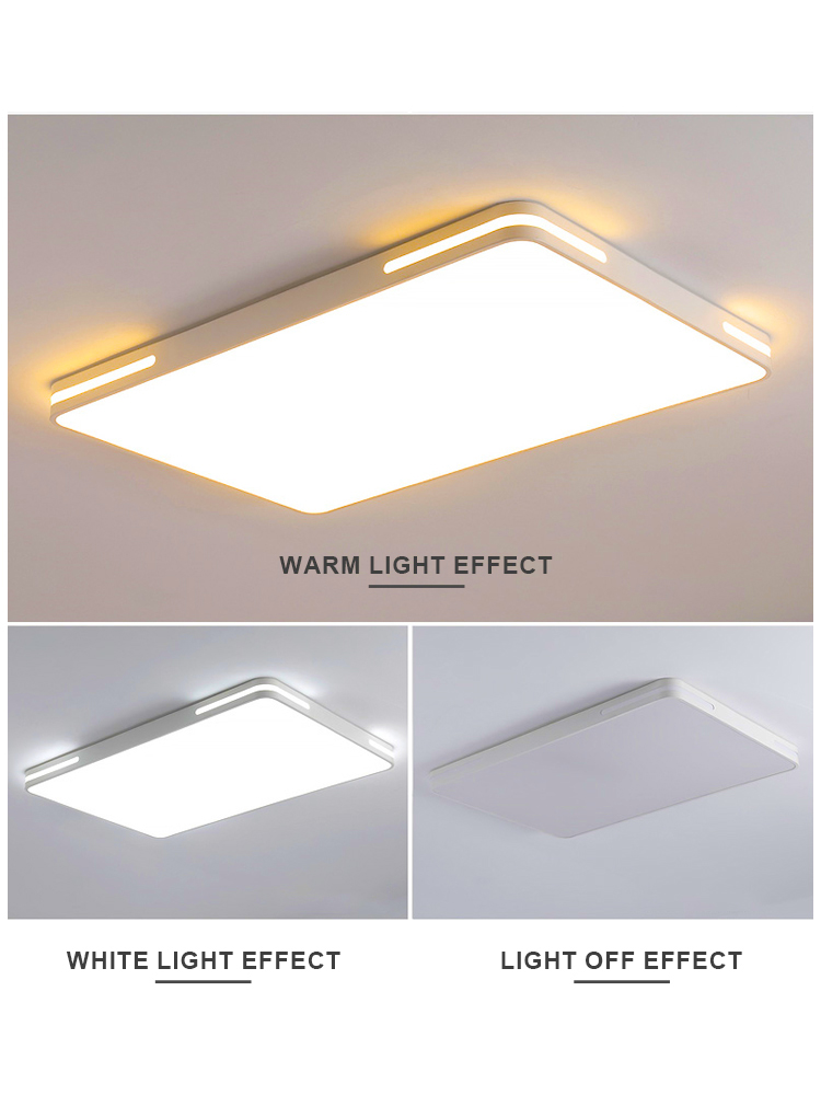 Gold Star Tri Color Ceiling Lights LED Room Light For Bedroom Living ...