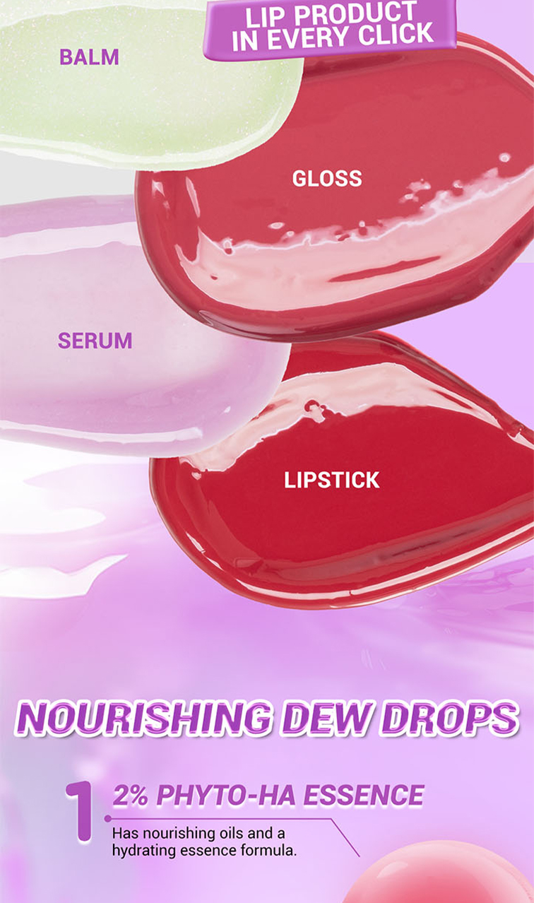 HOT! | DAZZLE ME Color Chrome Melt to Dew 4-in-1 Lip Click SPF25 Balm Gloss Lipstick | Shopee ...