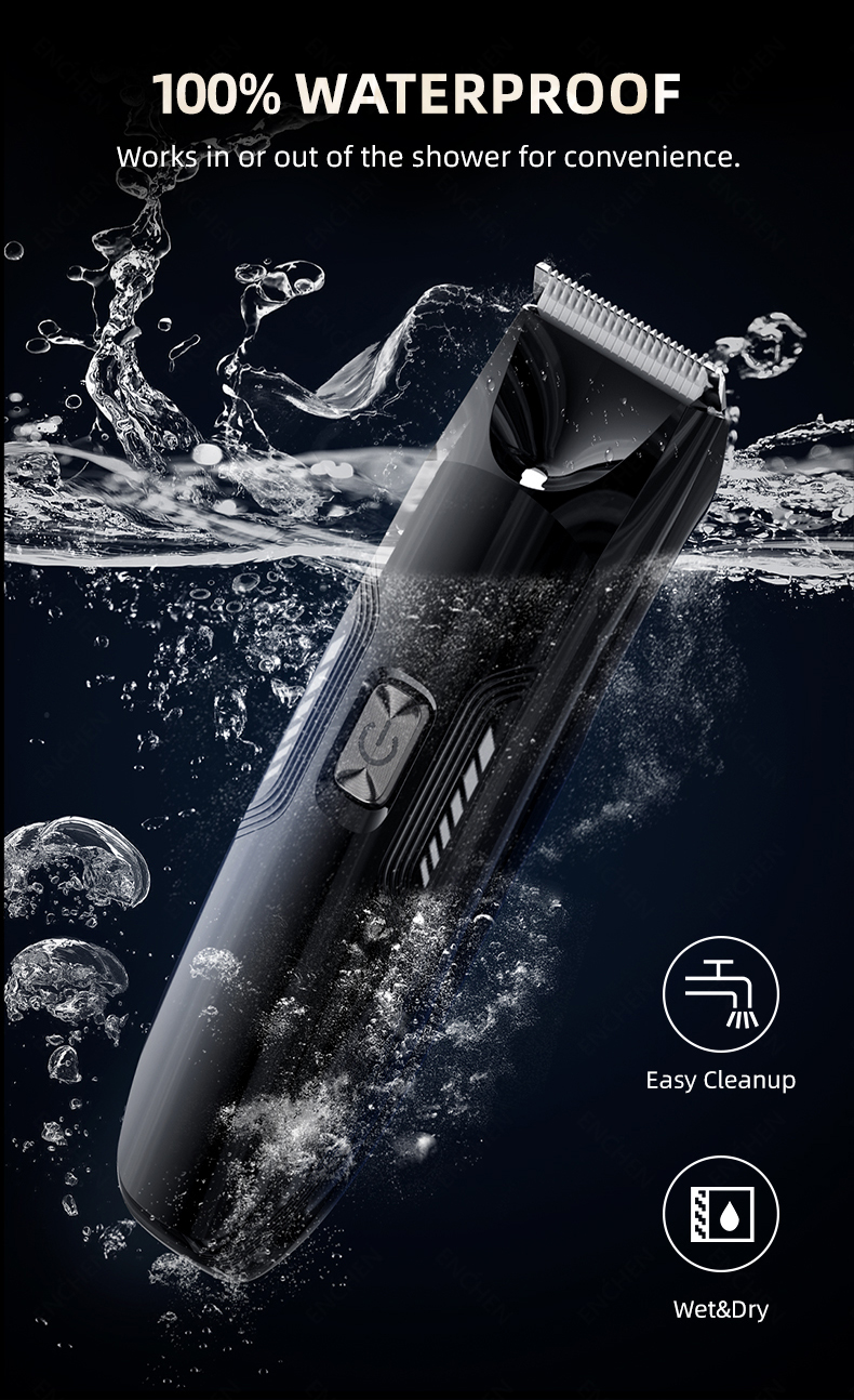 ENCHEN Body Hair Trimmer Spark3 Electric Groin&Body Hair Groomer Waterproof Bikini Trimmer With ...