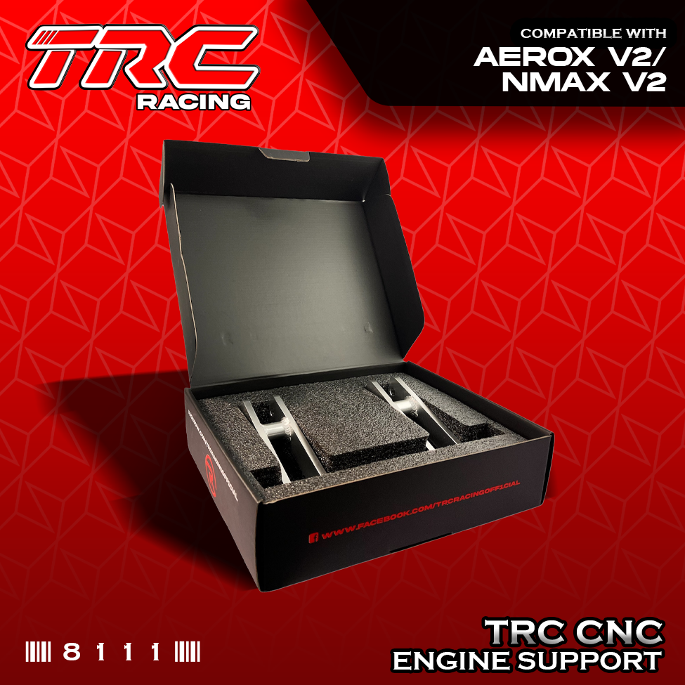 TRC RACING AEROX V2/NMAX V2 CNC ENGINE SUPPORT PLUS 2 8111 | Shopee ...