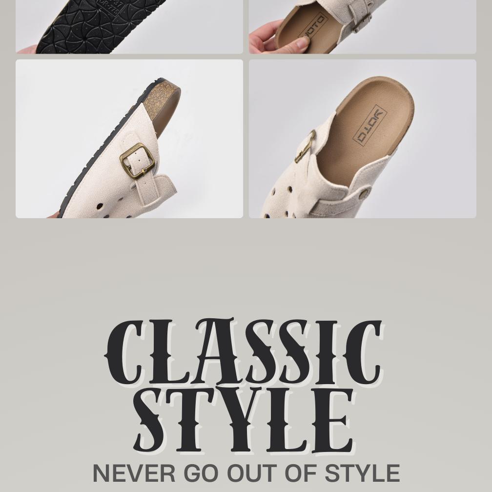 YOTO Shoes Clogs Sandals For Women Comfort Casual Perforated Breathable ...