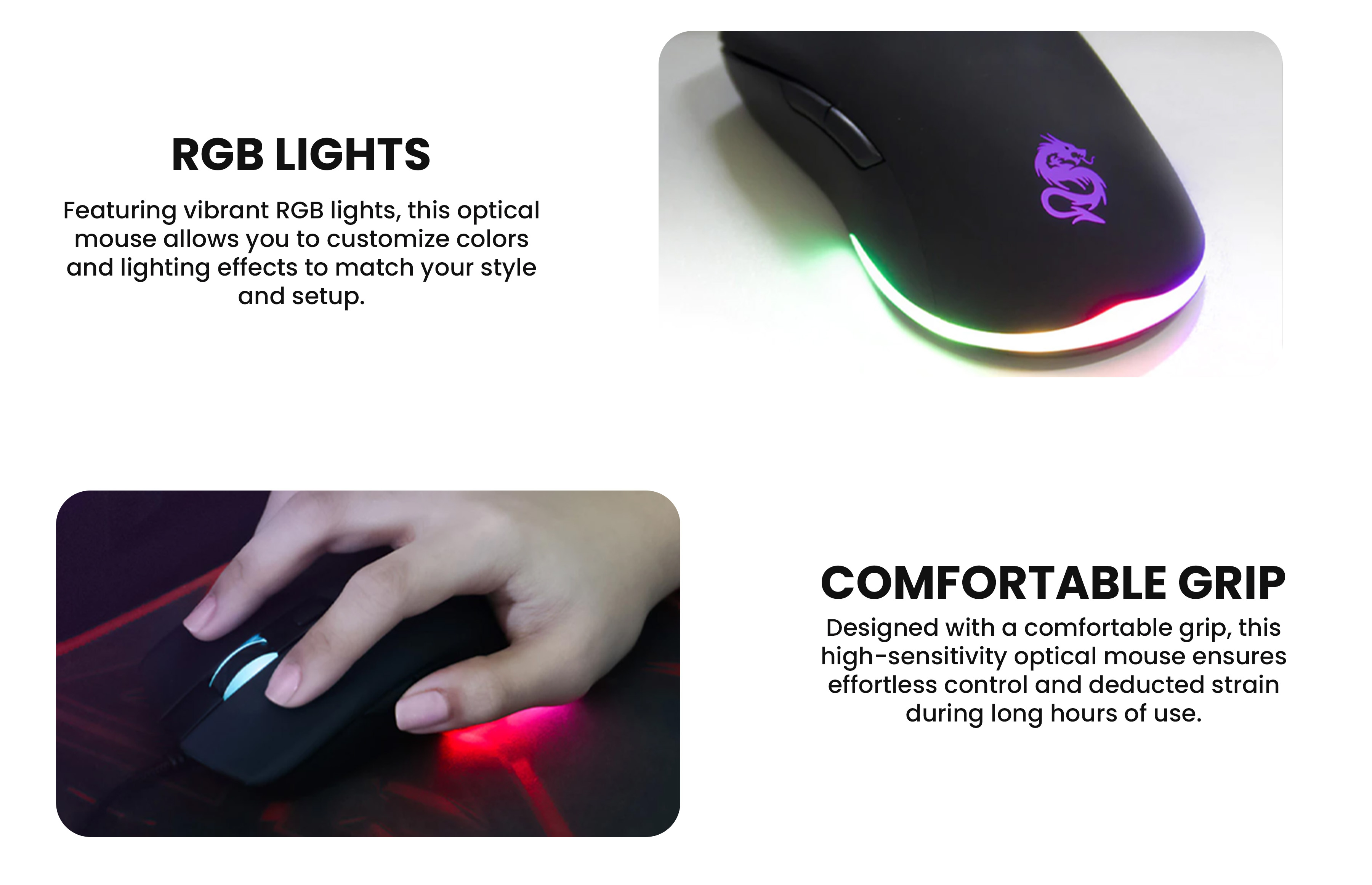 Tylex XW36 RGB 4800DPI Gaming Mouse | Shopee Philippines