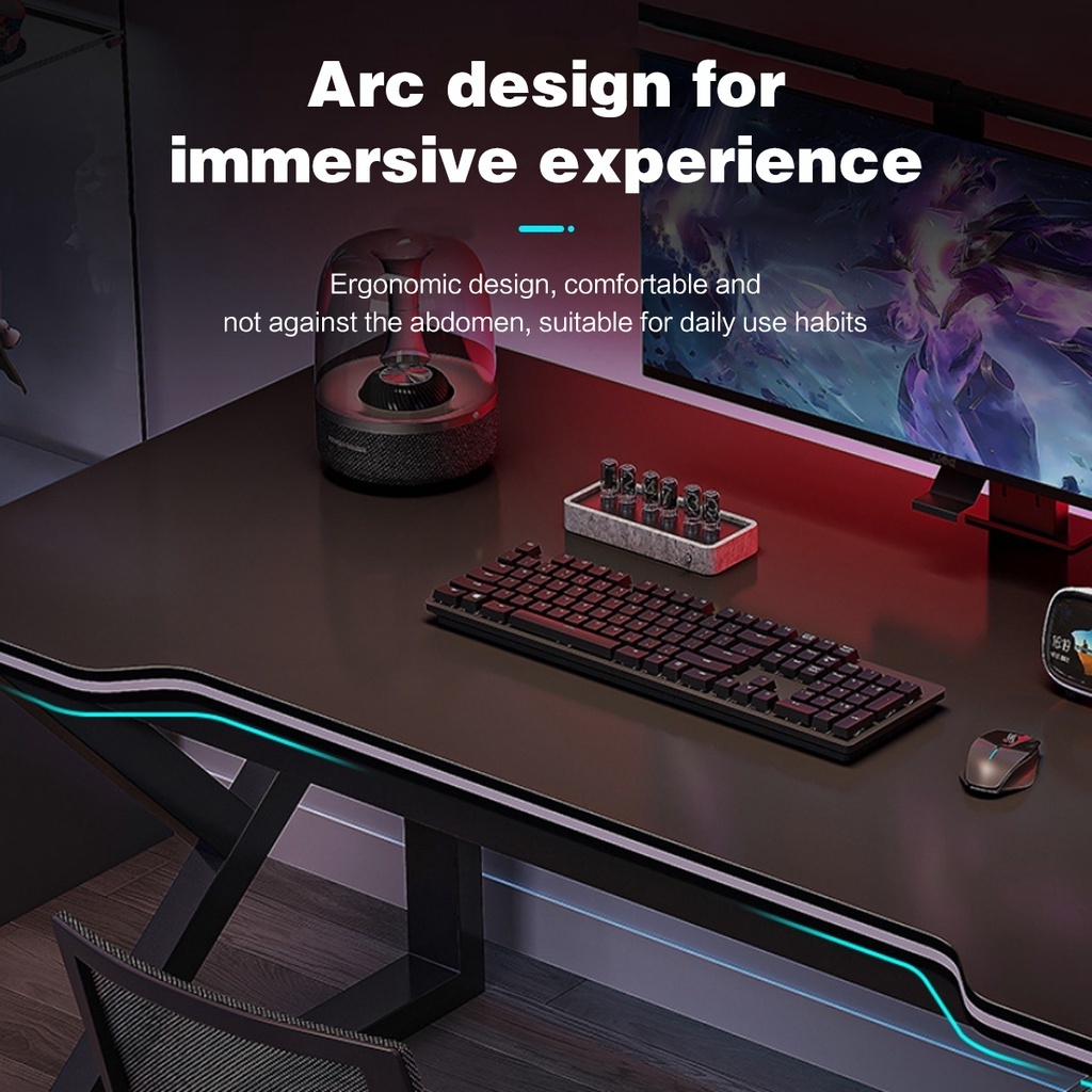 Esports Desk Gaming Table Computer PC Game for Room Office Table Study ...