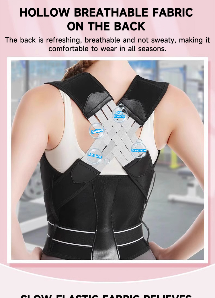 Vivid Premium Back Shoulder Adjustable Correction Orthopedic Orthosis ...