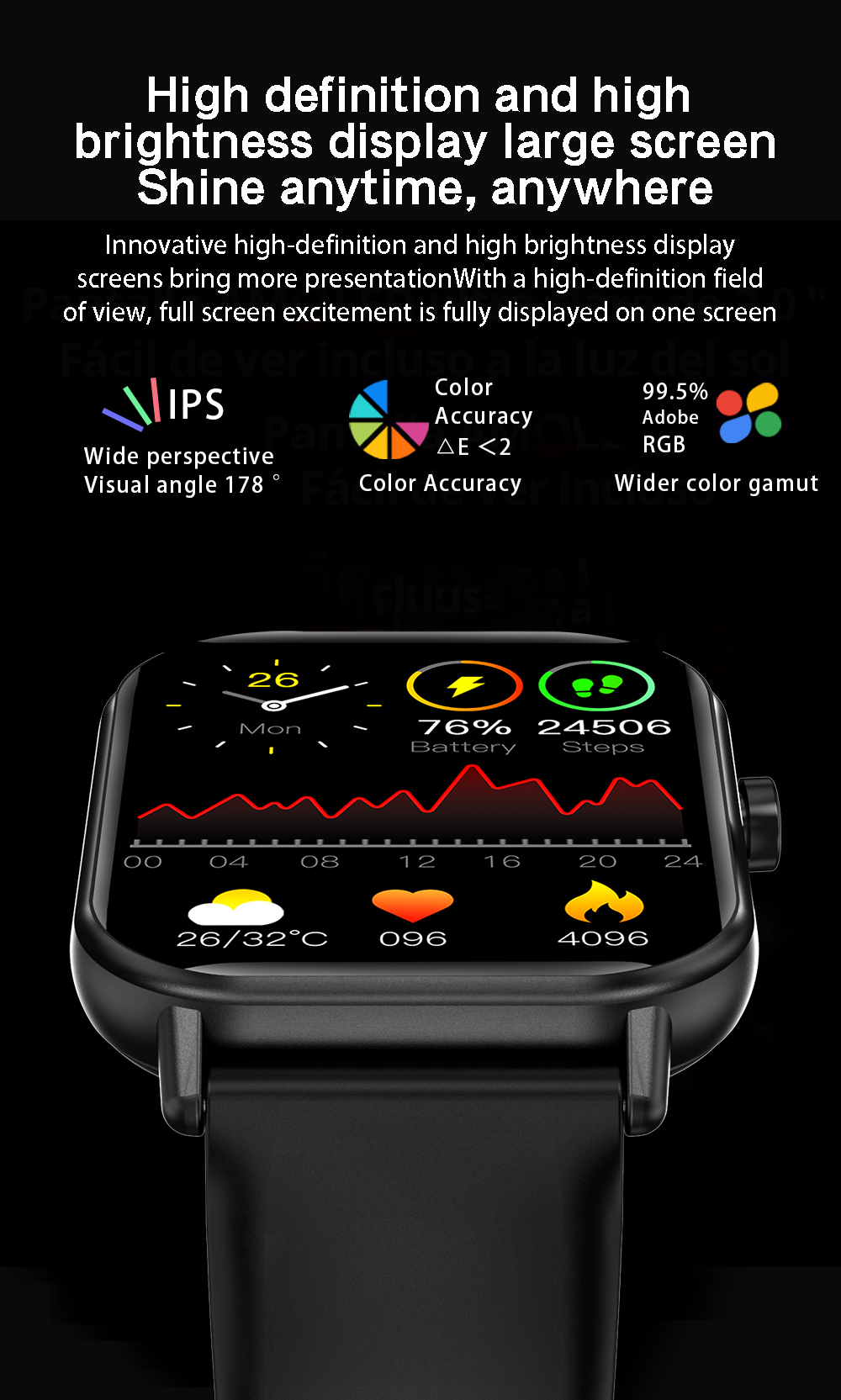 【Buy 1 Take 1】Aolon/Huafit GTS 2025 Smart Watch For Men Women Bluetooth ...