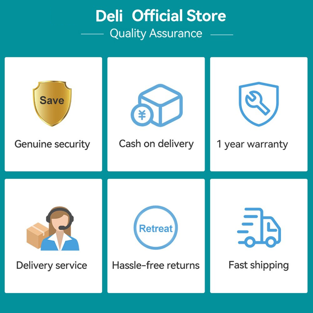 Deli Face Attendance Biometric USB Office Fingerprint Scanner Machine ...