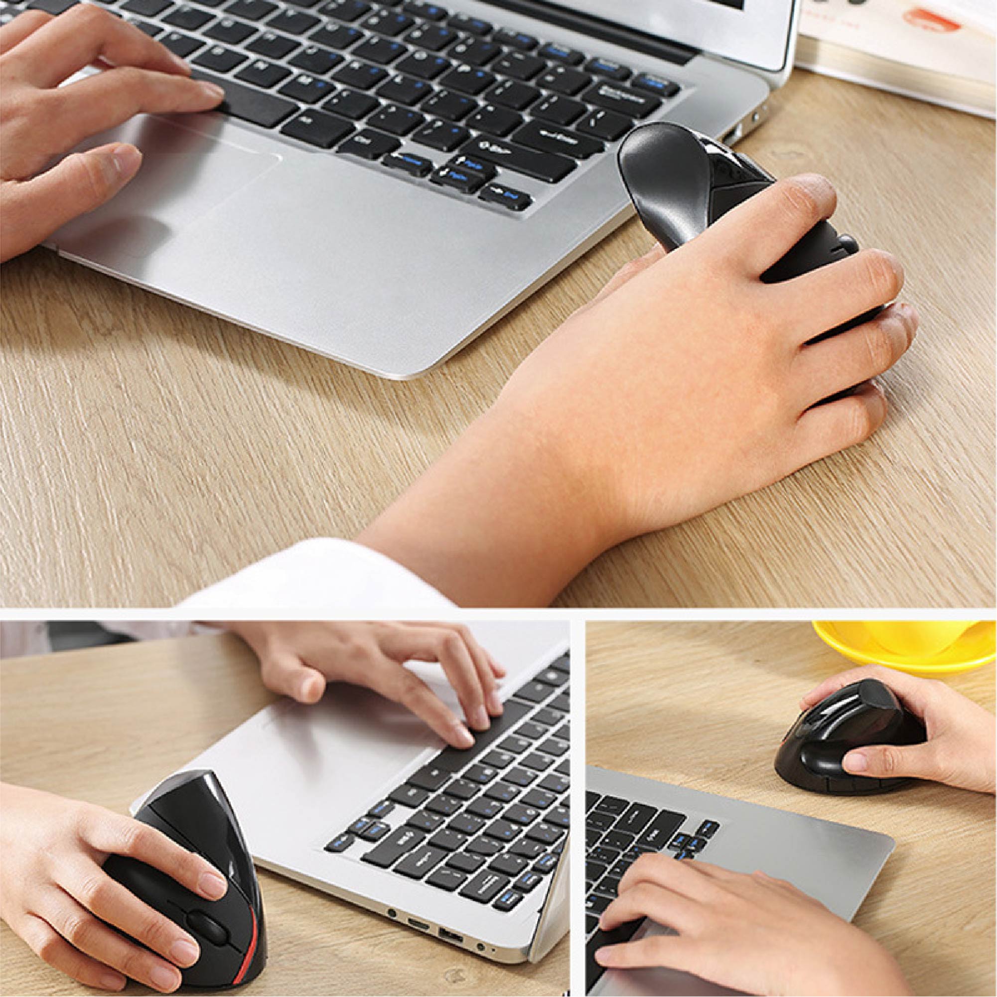 2.4GHhz Wireless Ergonomic Mouse (Battery Operated) | Shopee Philippines