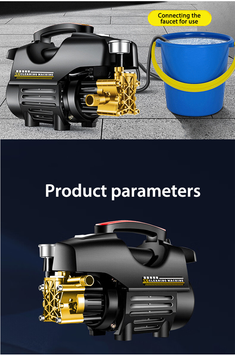 SOARFLY 4800W High Quality Portable Car Washer Automatic High Pressure washers Cleaning Machine ...