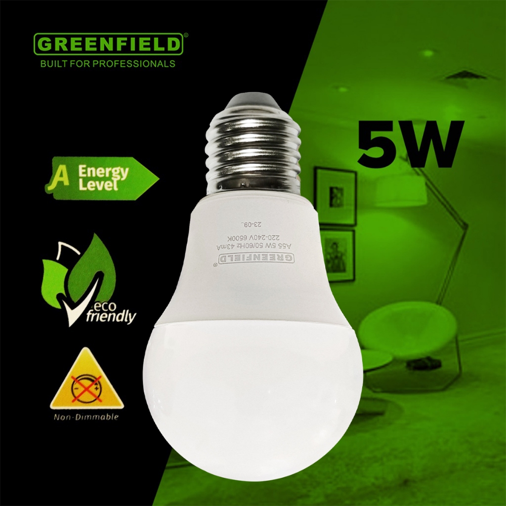 Greenfield LED Bulb 5W Daylight 3 pcs. | Shopee Philippines