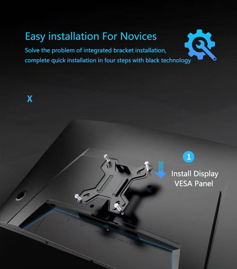 Inplay KMT-1 Single Monitor Stand Mount Arm Gas Spring Adjustable Monitor Bracket For 13-32 ...