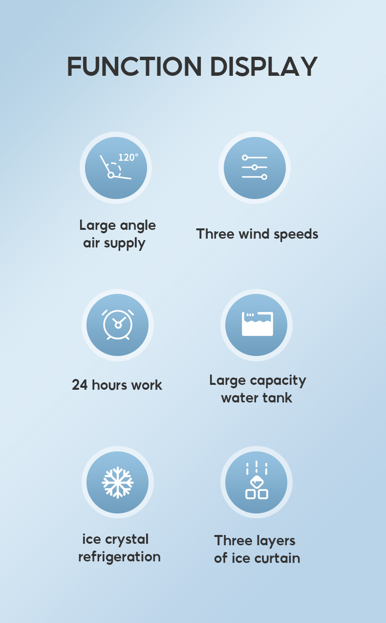 Tixx Air Cooler Fan Portable Aircon 40/50/70L Super Cold Wind Remote ...