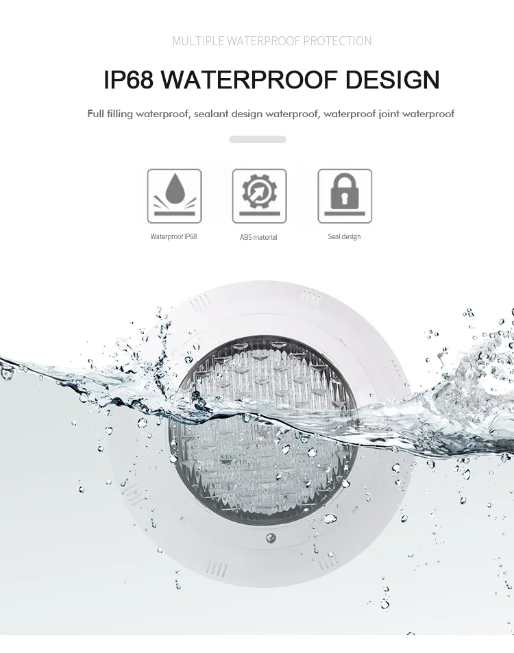 RGB Swimming Pool Light IP68 AC12V Waterproof LED Lamp 18W/25W Underwater Fountain Spotlight ...