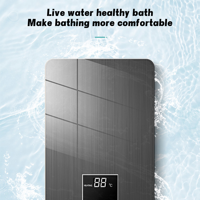 Instant Water Heater Shower Electric LCDTouchscreen With Self ...