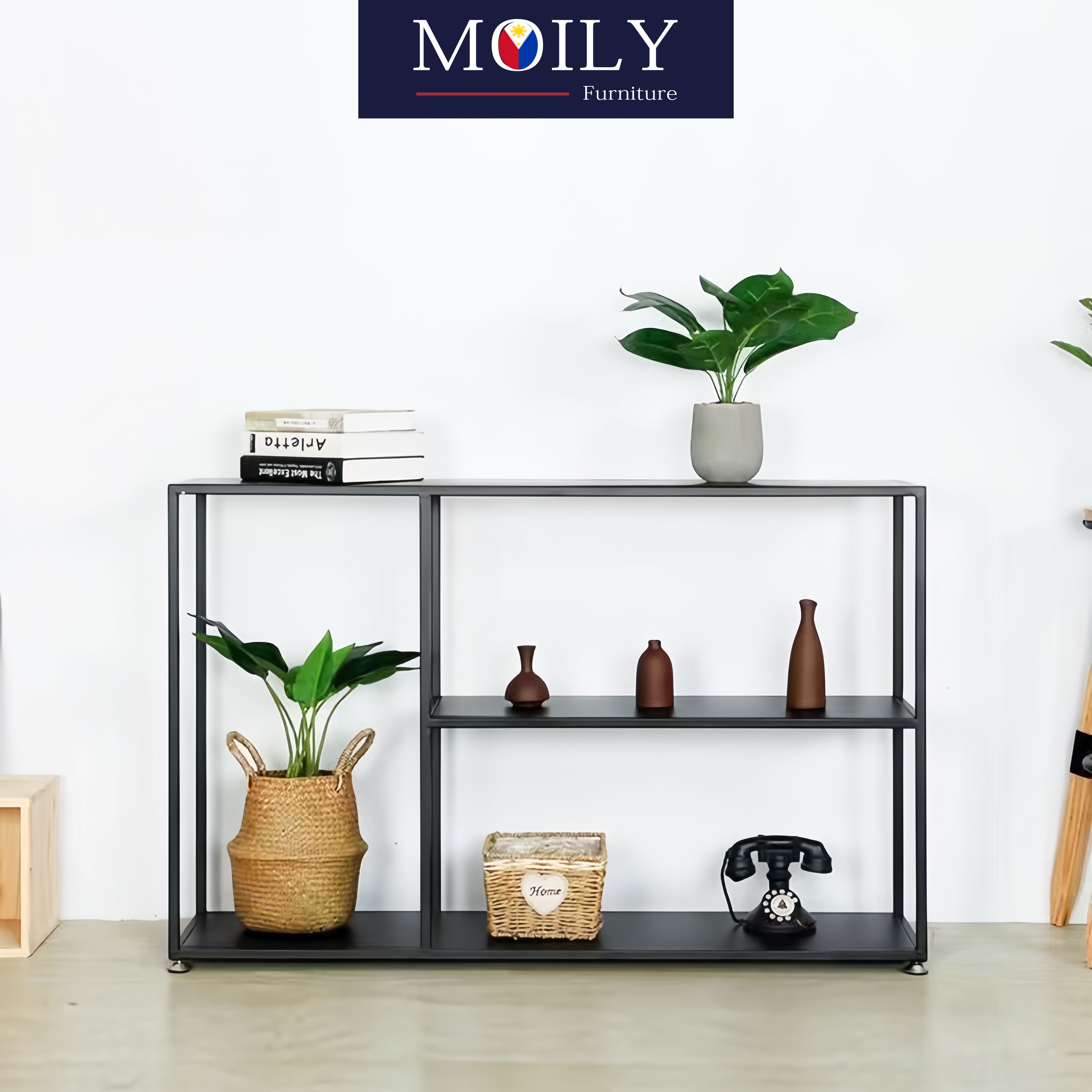 （COD）Modern minimalist storage rack, foyer table, light luxury narrow ...