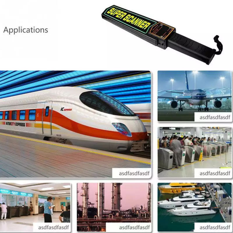 {cod}Portable metal detector, high sensitivity and safety super scanner ...