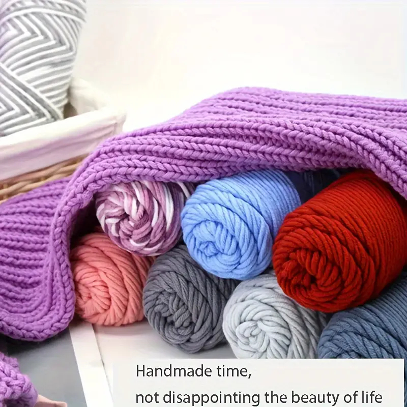 (23 Colors) 8 Plys 100g Yarn Milk Cotton Yarn Hand DIY Gift Milk ...