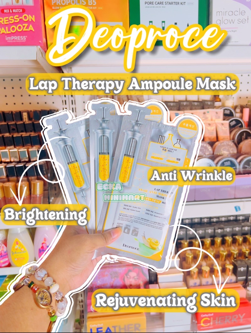 Deoproce Lap Therapy Ampoule Mask – Snail Anti-Wrinkle | Shopee Philippines