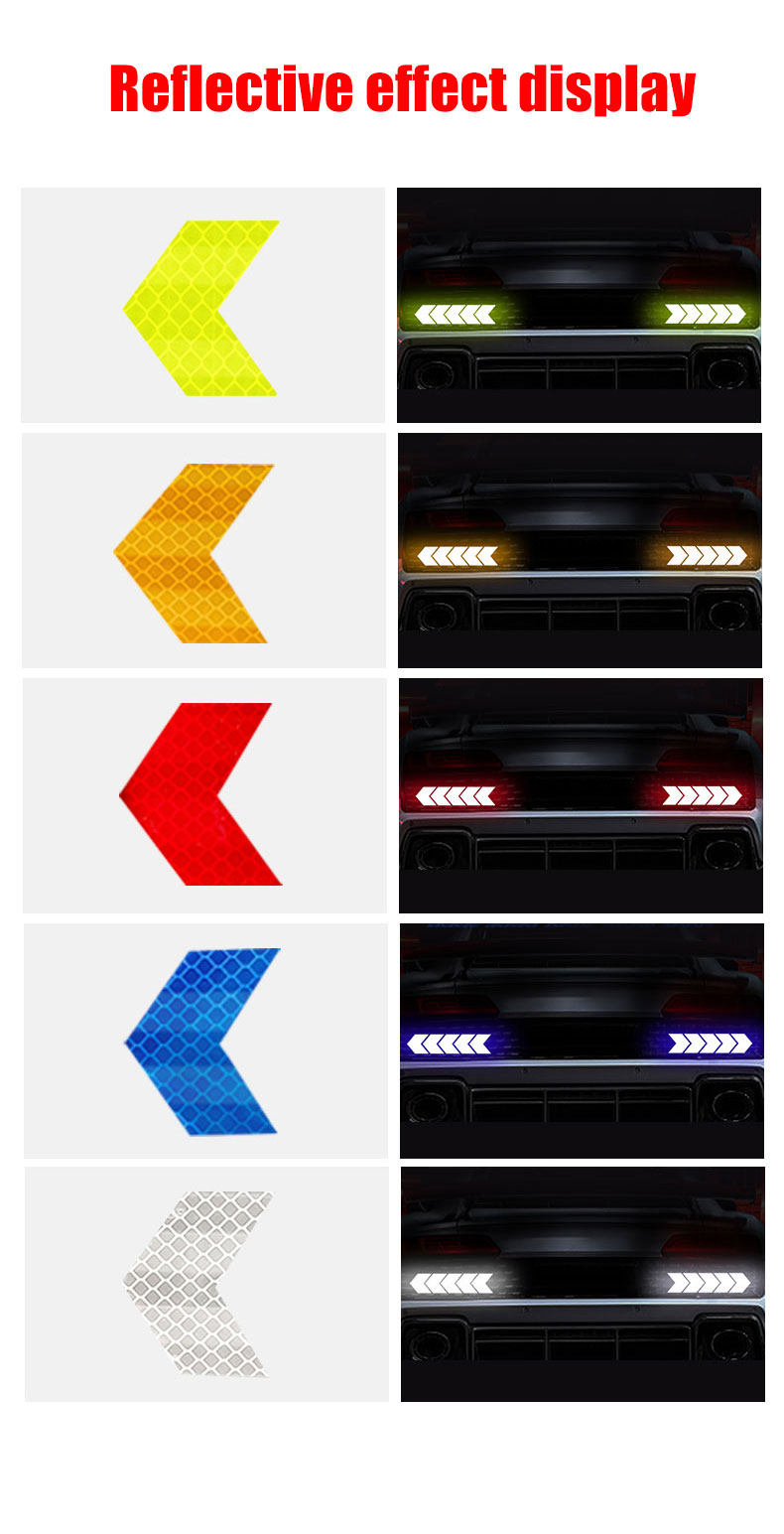 100pcs Reflective Sticker car Motorcycle reflectorized Helmet Shape ...