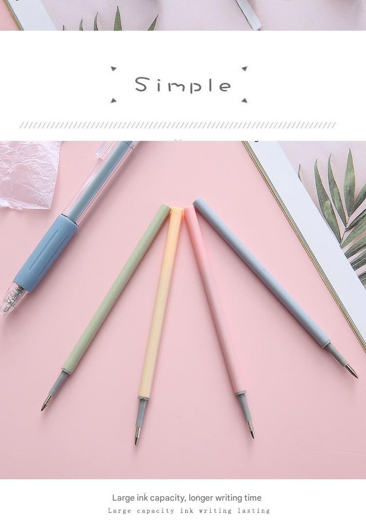 Morandi color neutral pen macaron press pen student 0.5mm signature ...