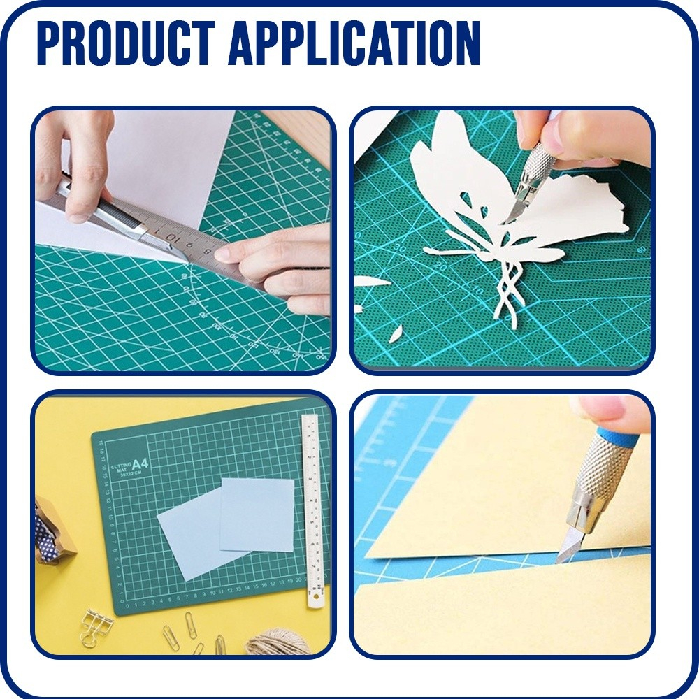 Cutting Mat PVC Double Sided Self-Healing Cutting Board A3 A4 A5 Crafts ...