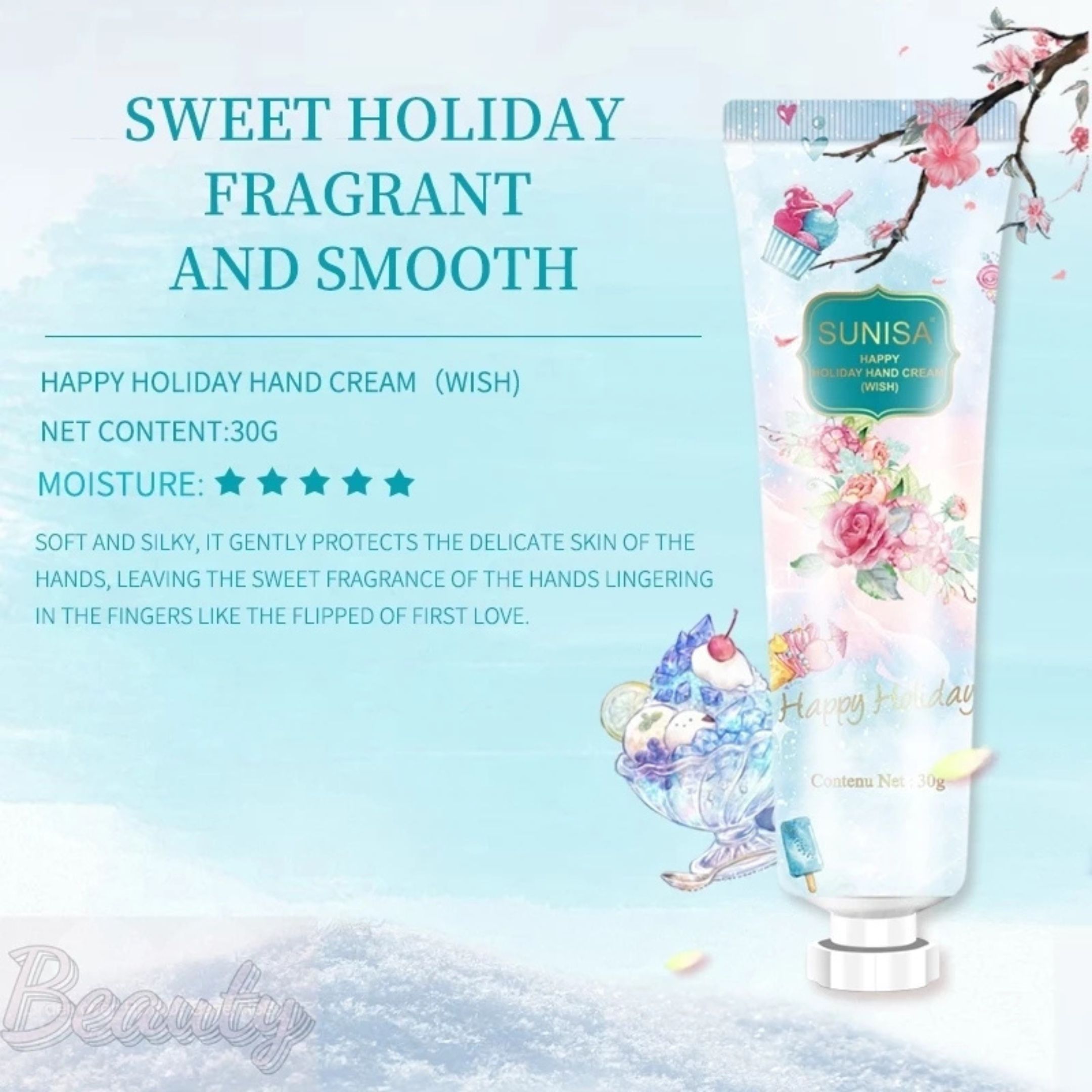 KKJJ.PH 5 PACKS of Sunisa Hand Cream Set 4pcs/pack 30g Fragrance Lotion ...