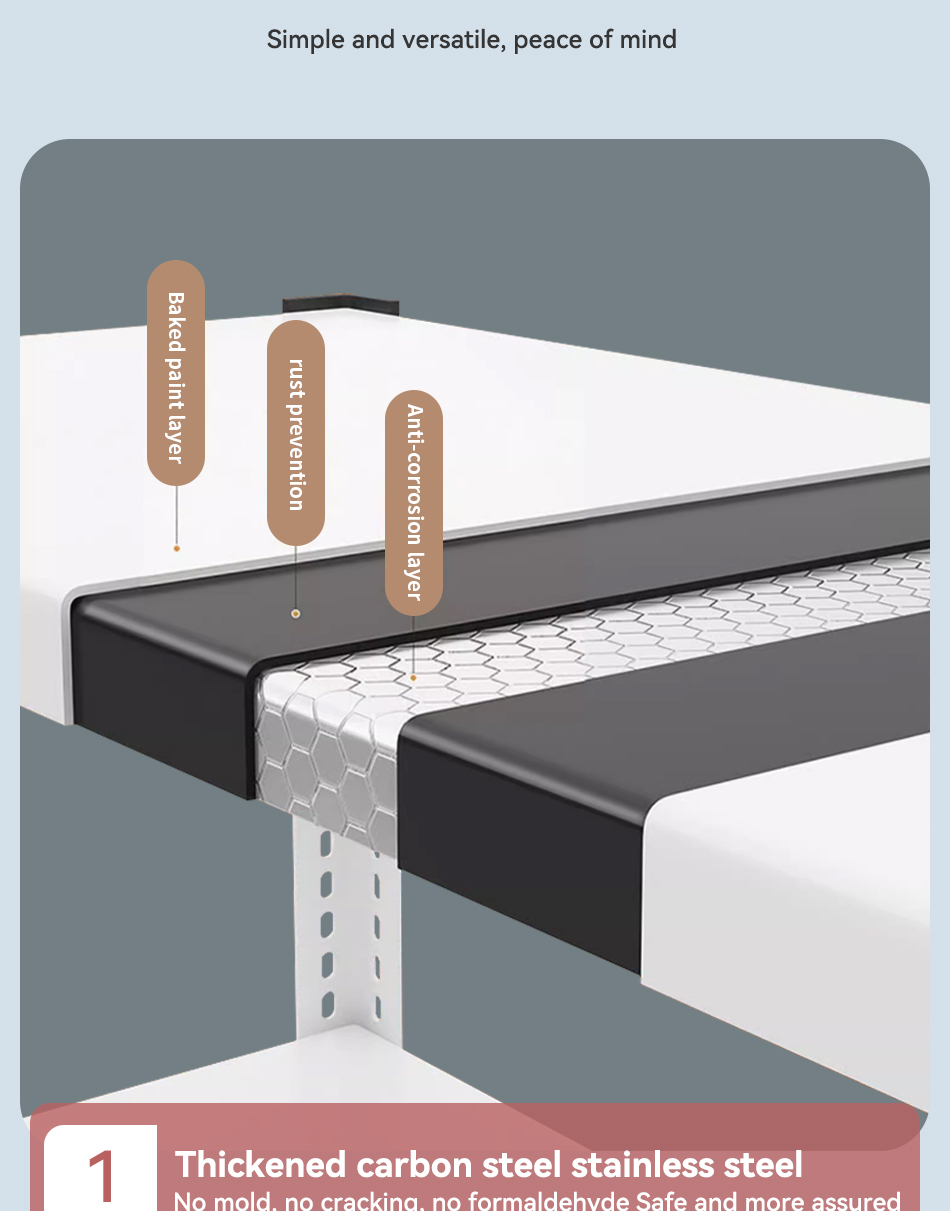 DRG 3-5 Layer Metal Rack Steel Shelf Rack Boltless Organizer Stainless ...