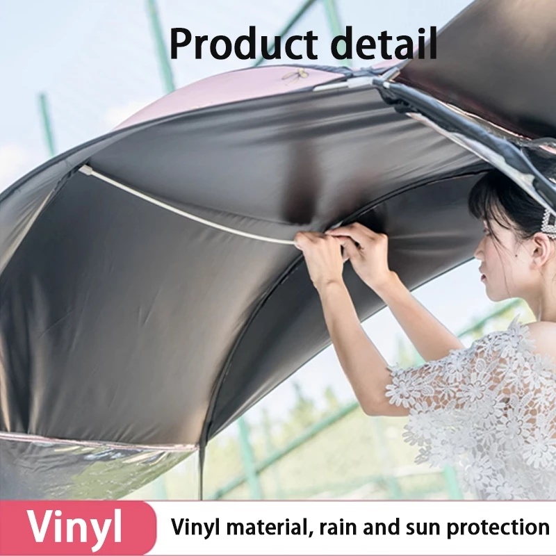 Can withstand 10level typhoon canopy for motorcycle thickened Widened ...