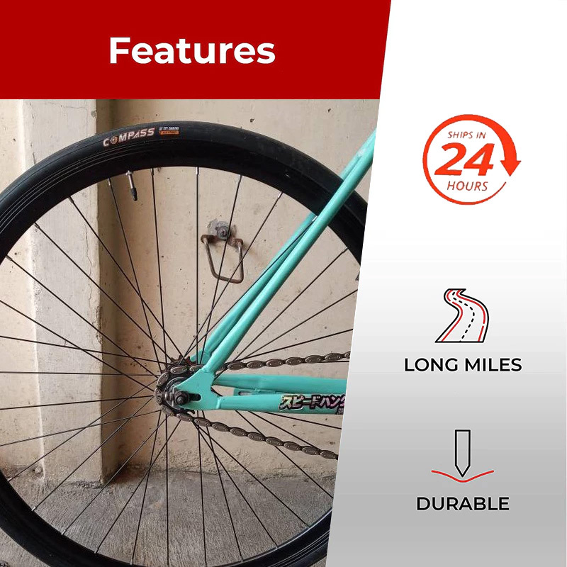 COMPASS Road Bike Tire 700*23/25/28/35/38c 700c Non-slip Ultralight ...