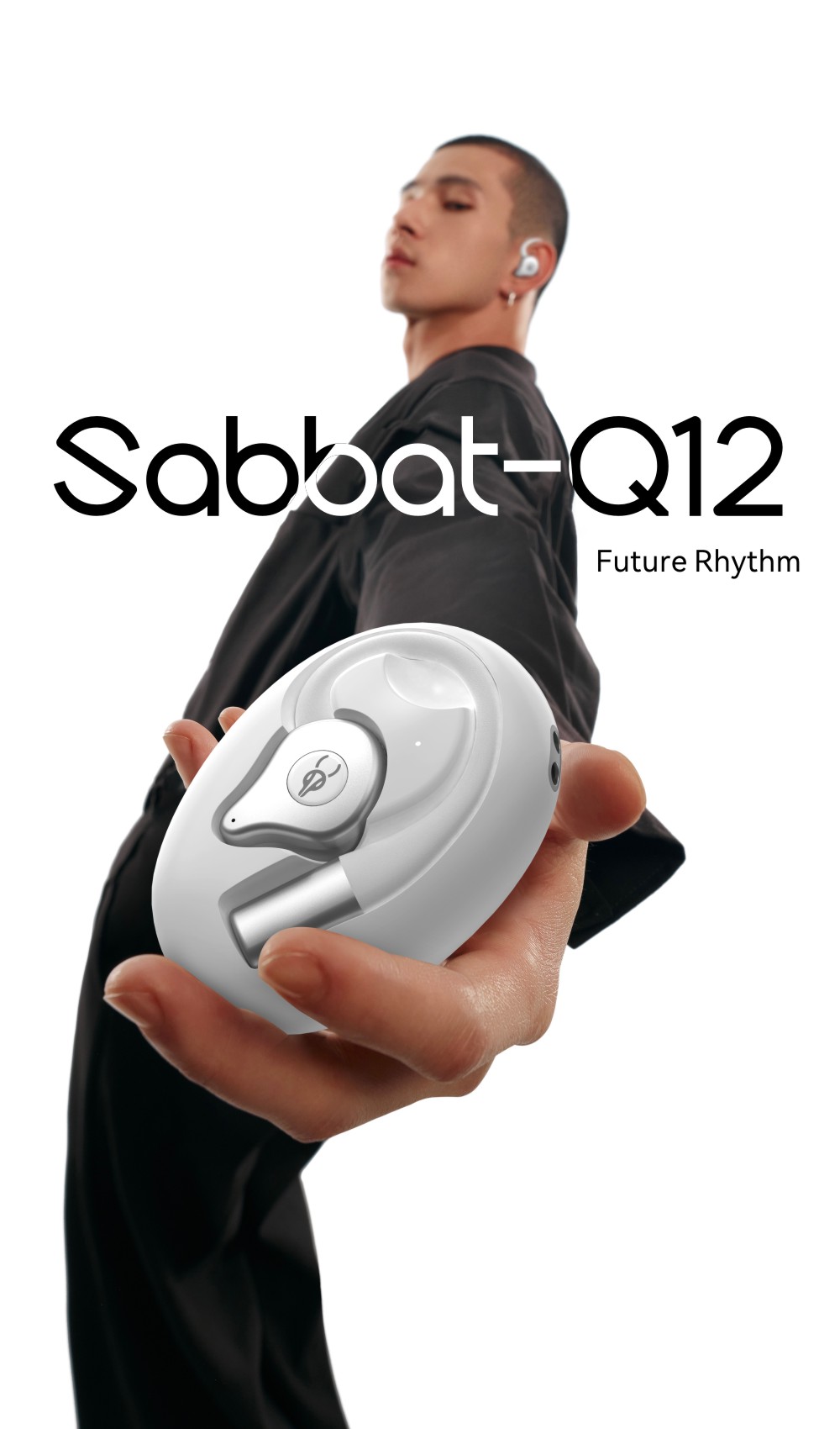 Sabbat Q12 Open Wearable Stereo Wireless Earbuds HD Calls Noise Reduction Bluetooth 5.4 | Shopee ...