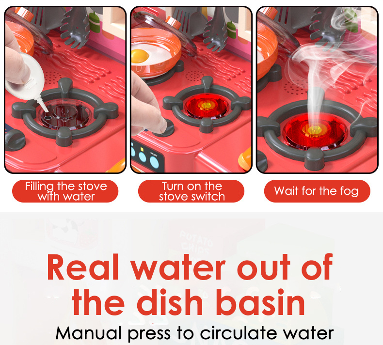 Cooking Set Toys Kitchen Toys for Girls Kitchen Toy for Kids Kitchen ...