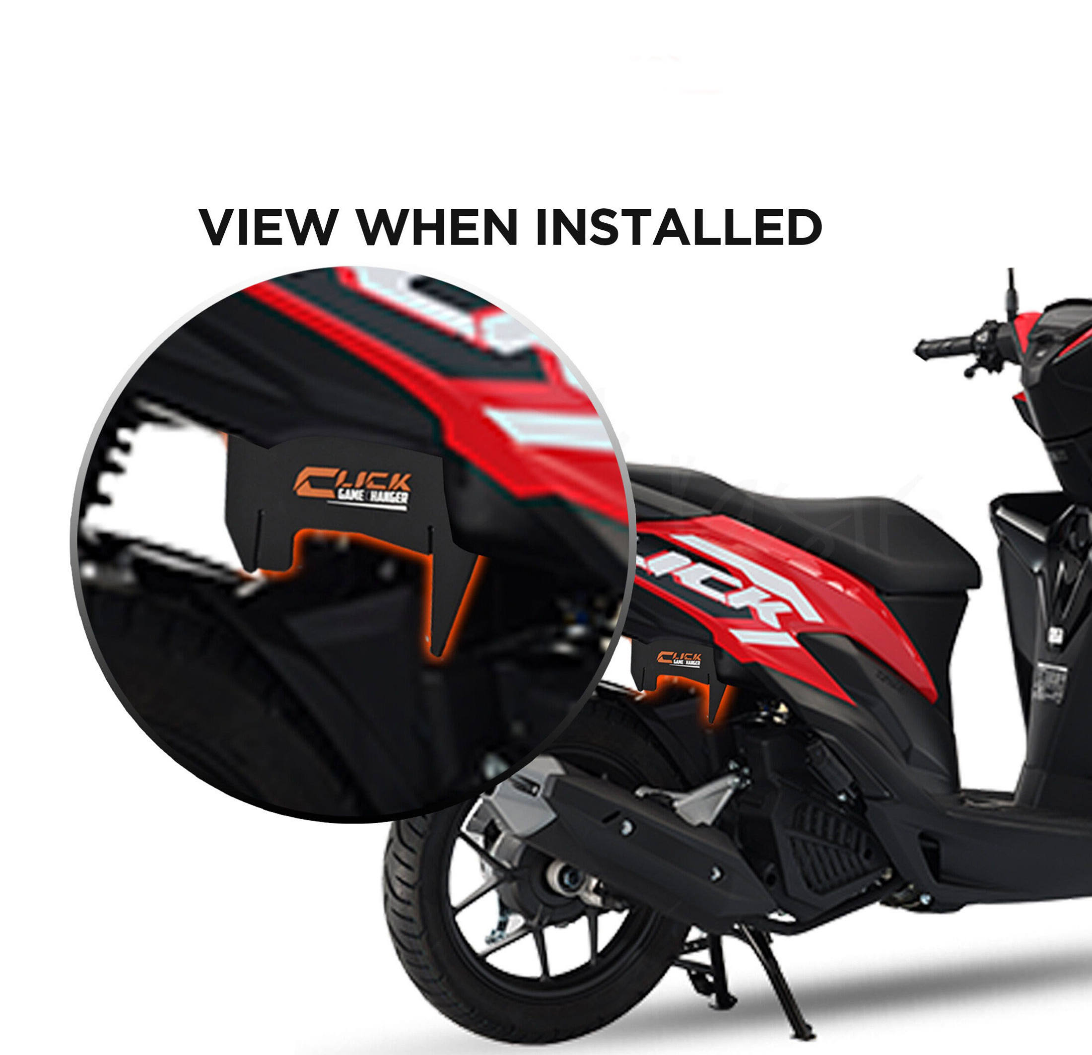 RUBBER MUD FLAPS COVER For CLICK 125/150 V2 RUBBER MUD FLAPS COVER 3501 ...