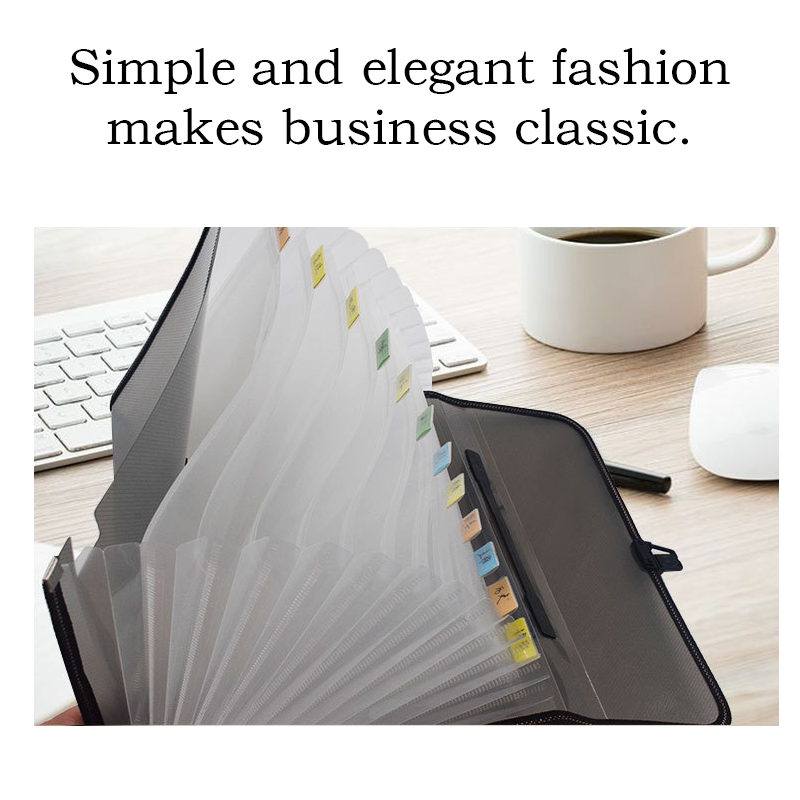 Long Expanding File Folder Large Capacity Document Storage Bag ...