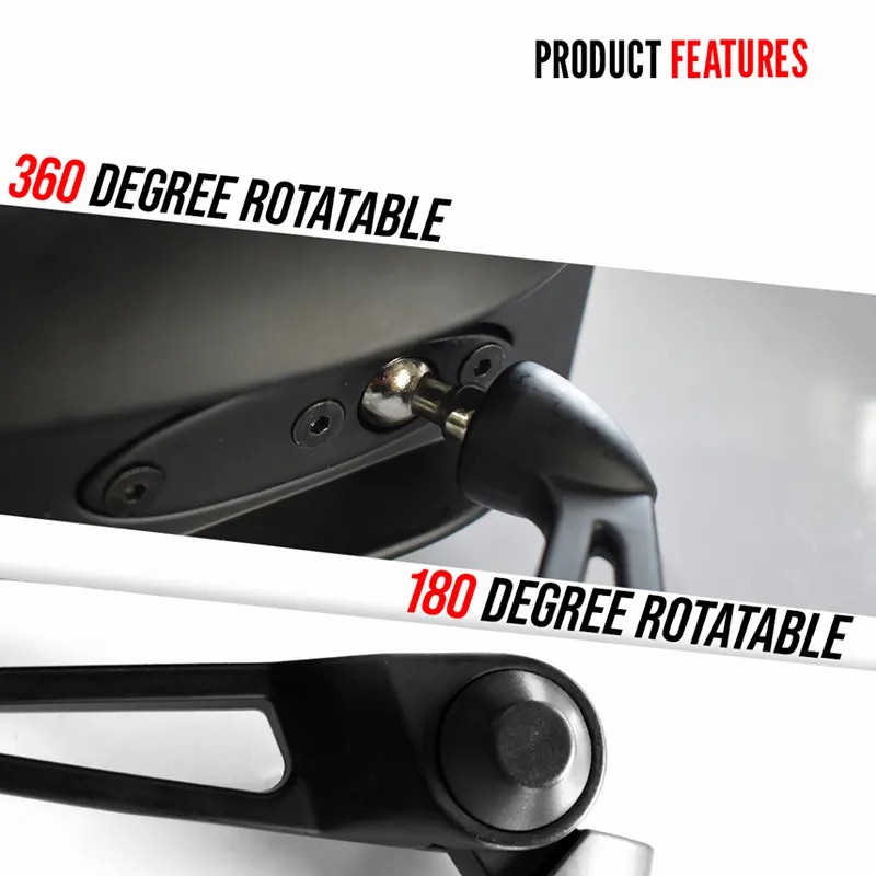 Street King Motorcycle Side Mirror Side Mirror For Motorcycle 360 ...