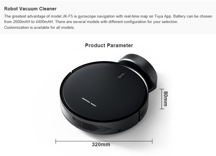 Smart Robot Vacuum F5 Cleaner Sweep Mop Vacuum Cleaner Intelligent 3in1 ...