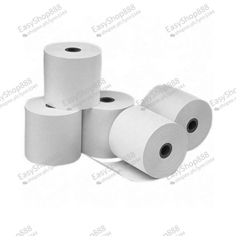 Coreless 50 rolls Thermal Paper 80mm x 80mm use for 80mm POS Thermal ...