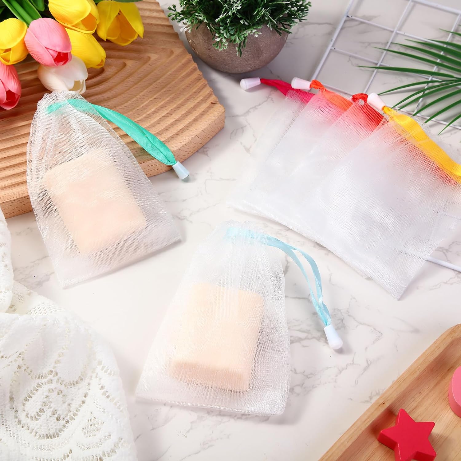 Soap Mesh Foaming Net soap net hand soap soap mesh net bag soap net ...