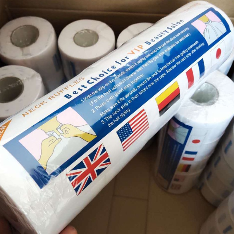 Neck Tissue Neck Paper 5Rolls/Pack for Salon Barbershop Hair Cutting ...