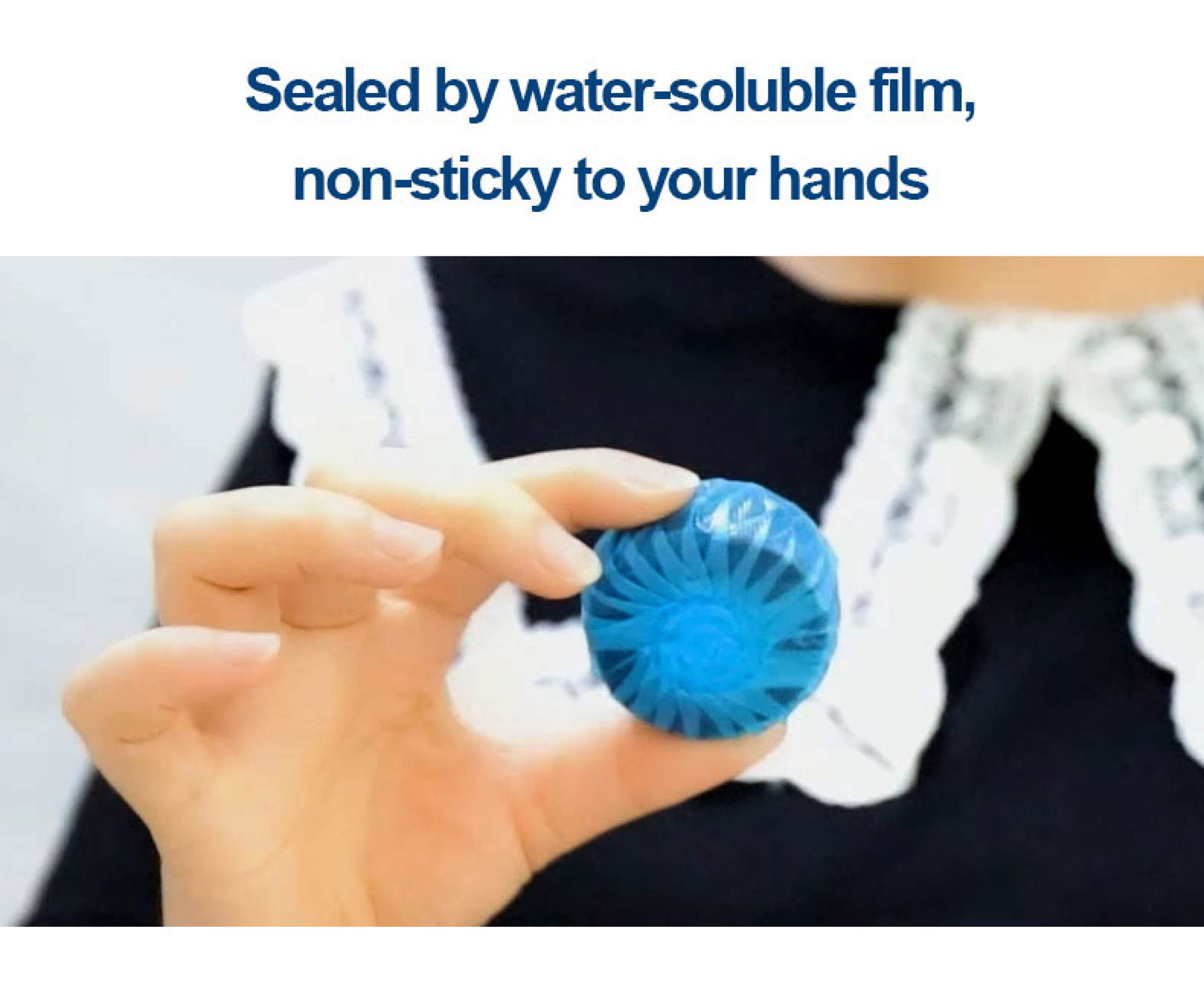 50PCS Automatic Bleach Toilet Bowl Cleaner Stain Remover Blue Tab ...