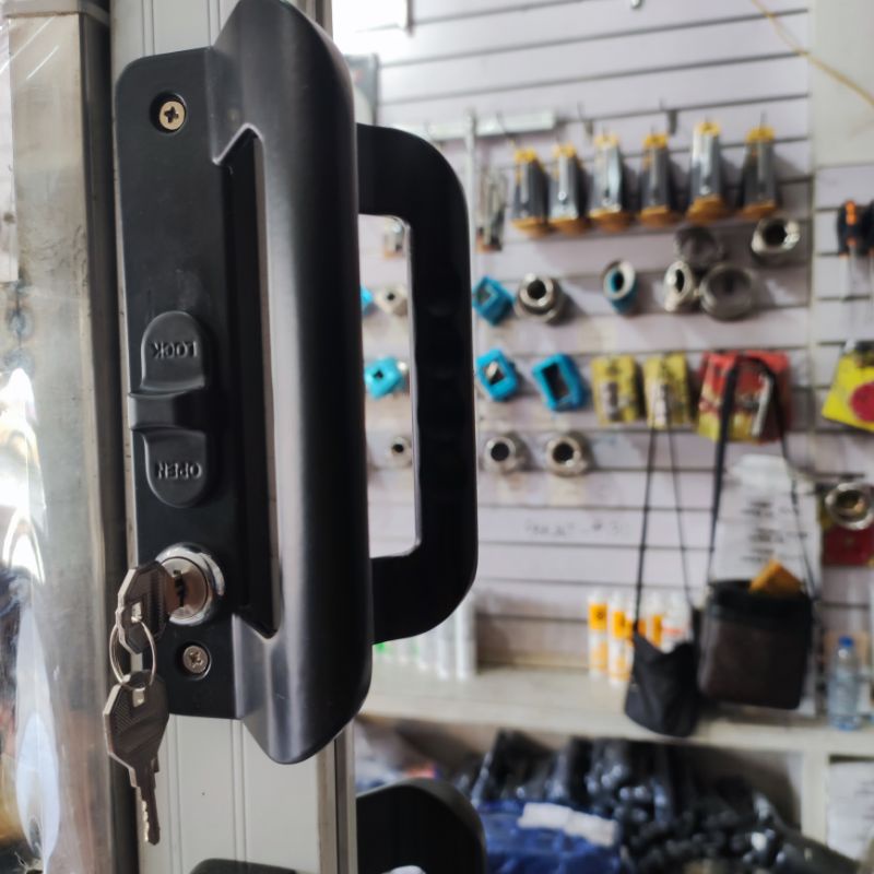 798/900series Sliding door lock with handle aluminum frame door ...