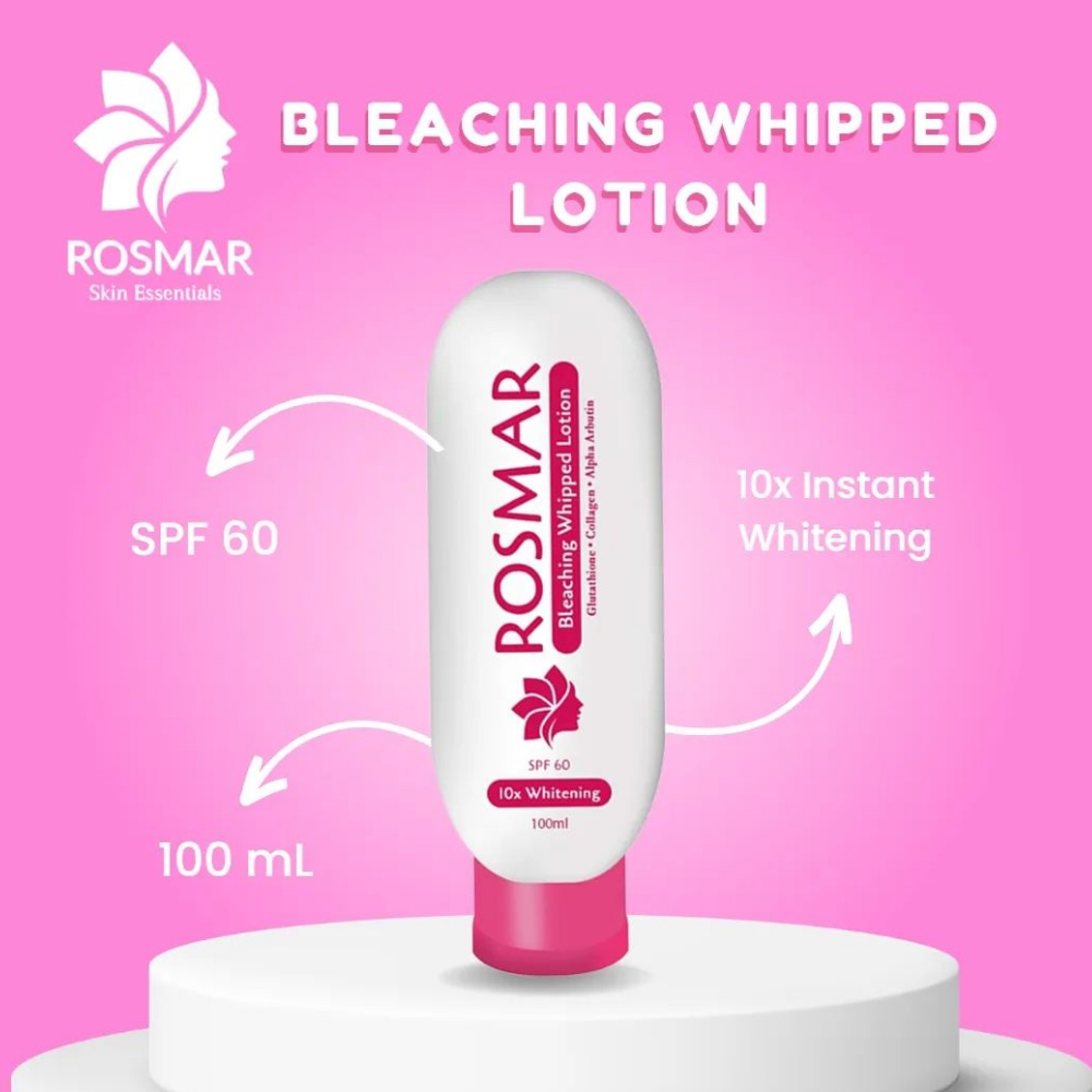 ROSMAR BLEACHING WHIPPED LOTION 100ML SPF 60 Anti-Aging Glass Skin ...