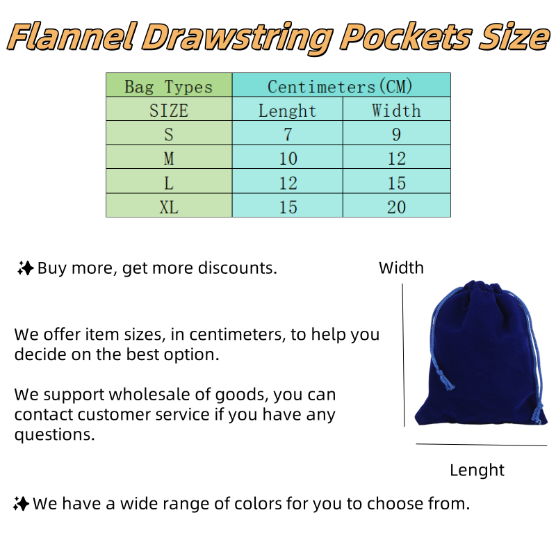 1pc Colored Velvet Fabric Silk Drawstring jewelry Packing Bag Velvet ...